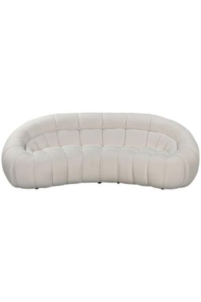 CARRYHOME 3-Sitzer-Sofa, Creme, Textil, 234x79x119 cm, Typenauswahl, Stoffauswahl, Wohnzimmer, Sofas & Couches, Sofas, 3-Sitzer Sofas