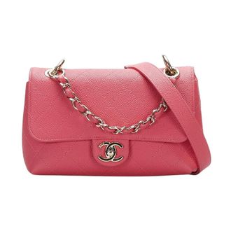 Chanel Pre-owned Matelasse Caviar Satchel Crossbody - - Pre-owned - Damen - Rosa - ONE SIZE