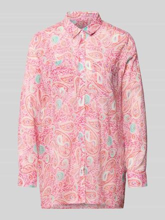 Milano Regular Fit Bluse im Allover-Look