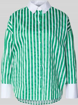 Christian Berg Regular Fit Hemdbluse mit abgerundetem Saum