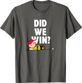 Peanuts Charlie Brown Haben wir gewonnen? T-Shirt