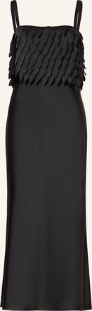 HUGO BOSS Satinkleid Dalaser schwarz