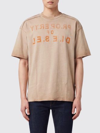 Diesel T-Shirt Homme couleur Beige