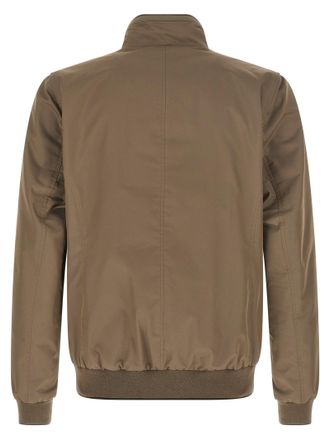Moorer Water-Repellent Bomber Jacket - Taupe