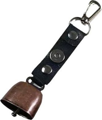 Generic Cloche dours fort | Pendentif cloche de randonn&eacute;e - Porte-cl&eacute;s avec cloche en forme dours effrayant Porte-cl&eacute;s avec cloches en forme dours en m&eacute;tal po