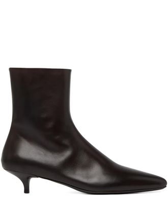 Marsèll bottines à bout pointu - Marron