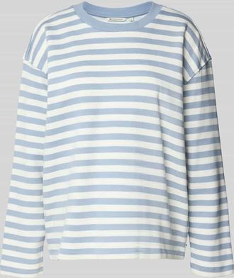 Tom Tailor Denim Regular Fit Sweatshirt mit abgerundetem Saum