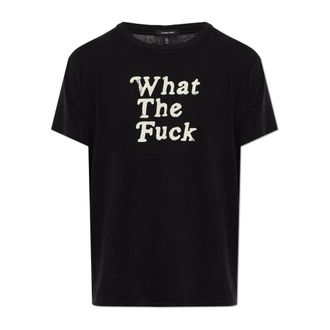 R13 Femme, Tops, Noir, Taille: 40 FR T-shirt imprim&eacute;