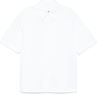 Jil Sander Popeline-Hemd - Wei&szlig;