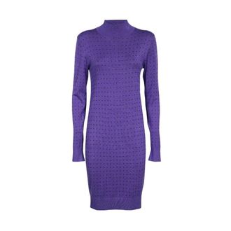 Karl Lagerfeld Gestricktes Kleid - - Dresses - Damen - Lila - M