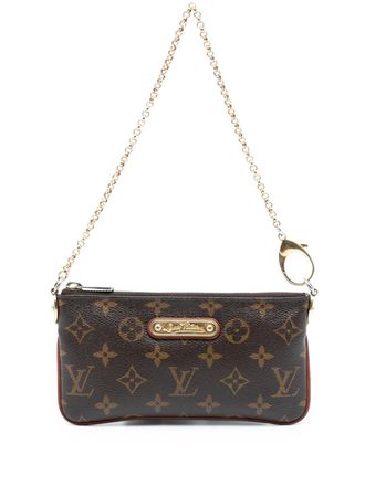 Louis Vuitton sac port&eacute; &eacute;paule monogramm&eacute; Pochette Milla MM (2015) - Marron