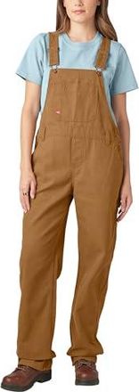 Dickies Bib Overall Combinaison, Rinsed Brown Duck, X-Small Femme