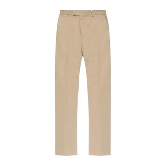 Ferragamo Homme, Pantalons, Beige, Taille: 2XL Pantalon en coton