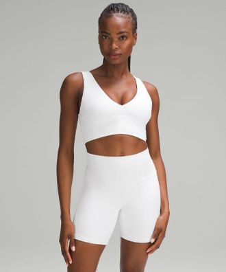lululemon Soutien-gorge Align encolure en V Maintien l&eacute;ger, bonnets C et D pour Femmes - Taille 12