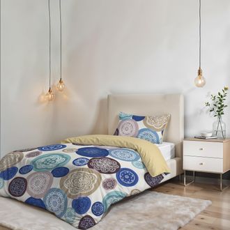 Italian Bed Linen Fantasy Bettbezug, Mikrofaser, murrine, Einzelne