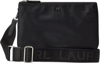 Ralph Lauren Sac bandouli&egrave;re moyen Landyn - Femme - Sacs - Noir - Taille: ONE Size