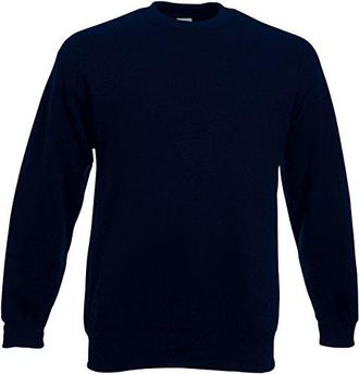 Fruit Of The Loom Sweat-shirt &agrave; &eacute;paules tombantes pour homme Bleu marine profond L