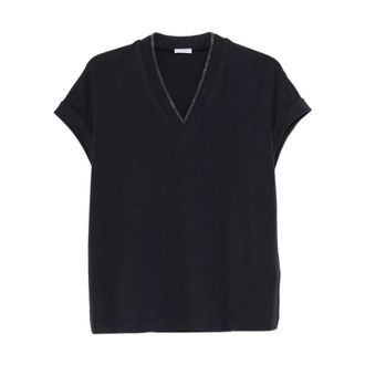 Brunello Cucinelli Damen, Strickwaren, Blau, SGr&ouml;&szlig;e