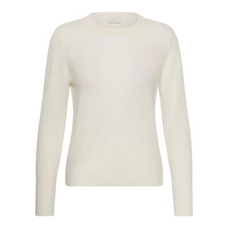 Kaffe Maille &agrave; col rond - Femme - Pulls - Blanc - Taille: 44 FR