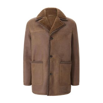 Etro Lederjacke - - Jackets - Herren - Braun - XL