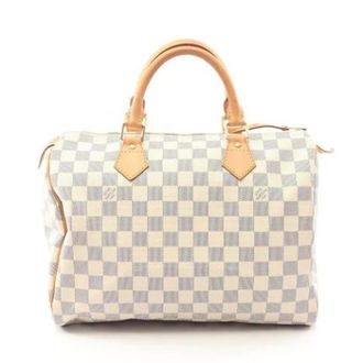 Louis Vuitton Pre-owned Speedy 30 Sac &agrave; main - Femme - Pre-owned - Blanc - Taille: ONE Size