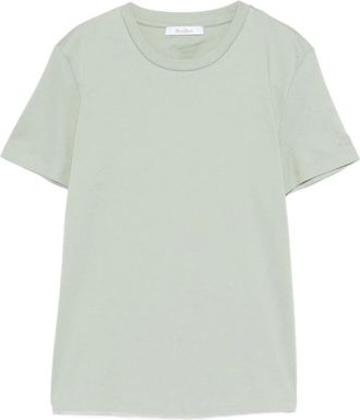 Max Mara Femme, Tops, Vert, Taille: 42 FR T-shirt en coton