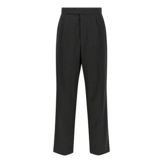 Fear of God Homme, Pantalons, Noir, Taille: M Pantalon Droit en Laine