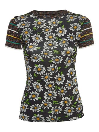 Missoni t-shirt à fleurs (2024) - Noir
