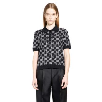 Gucci Reversible GG Wool Polo Shirt