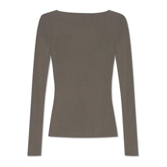 Rick Owens Femme, Tops, Gris, Taille: 40 FR Back Cut-Out Top