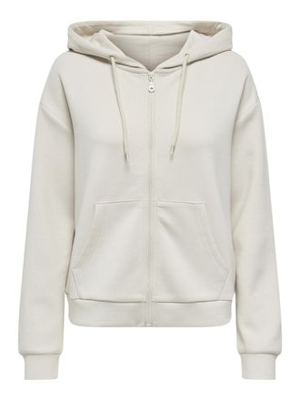 Only Play Damen Onplounge Life Hood Fz Ls SWT Noos Sweatshirt, Pumice Stone, L