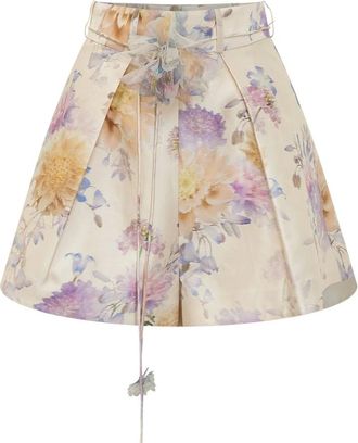 Zimmermann Femme, Shorts, Multicolore, Taille: 40 FR Luna Tuck Short