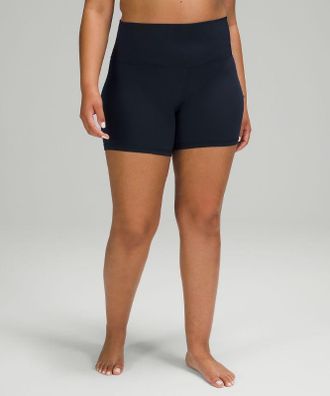lululemon Short Align taille haute pour Femmes - 15 cm - Bleu - Taille 10
