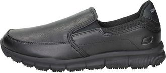 Skechers Nampa Groton, Mocassin Homme, Polyuréthane Synthétique Noir, 48.5 EU