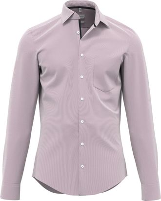 Seidensticker Herren Extra Slim Fit Langarm Hemd, Dunkelrot, 38 EU