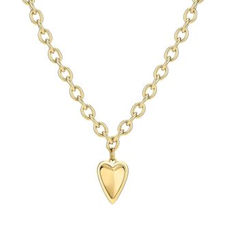 Liebeskind Liebeskind Berlin Halskette - Edelstahl Metal Heart - Gr. unisize - in Gold - f&uuml;r Damen