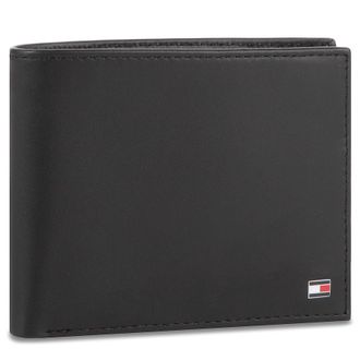 Tommy Hilfiger Geldb&ouml;rse Tommy Hilfiger Eton Trifold AM0AM00657 Schwarz