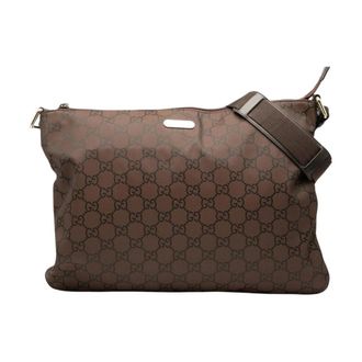 Gucci Pre-owned Bedruckte Umh&auml;ngetasche - - Pre-owned - Damen - Braun - ONE SIZE