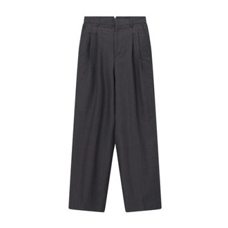 Ami Weite Hose - - Trousers - Damen - Grau - XS