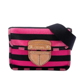 Prada Sac bandouli&egrave;re vintage doccasion - Femme - Pre-owned - Rose - Taille: ONE Size