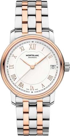 Montblanc Montblanc, Femme, Accessoires, Gris, Taille: ONE Size Tradition Automatic Date Watch