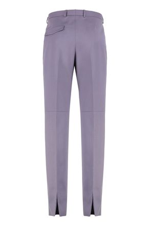 Gucci Mens Trousers Wool Gabardine - Wisteria Chinos