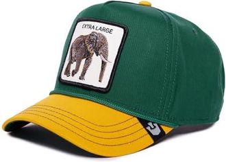 Goorin Brothers Extra Large Éléphant Vert Jaune Casquette Snapback Réglable