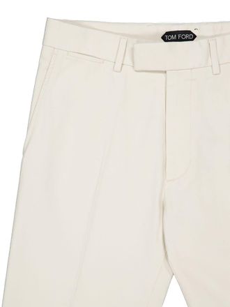 Tom Ford Mens Trousers White Cotton