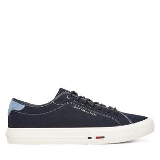 Tommy Hilfiger Sneakers aus Stoff Tommy Hilfiger Hi Vulc Street Canvas FM0FM05515 Dunkelblau