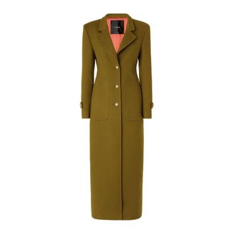 Pinko Pinko, Femme, Manteaux, Vert, Taille: 38 FR Single-Breasted Manteaux
