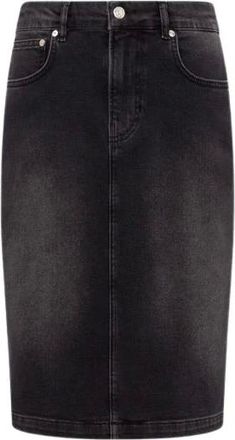 Moschino Femme, Jupes, Gris, Taille: W24 Jupe crayon en denim de coton stretch