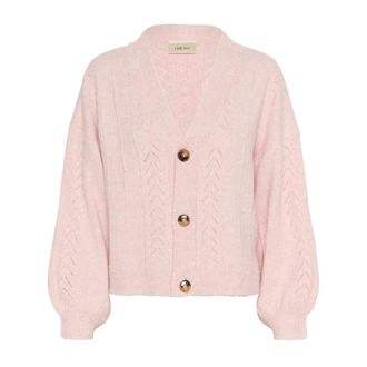 Cream Femme, Pulls, Rose, Taille: 42/44 FR Gilet Tricot&eacute; Sepia Rose Melange