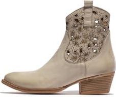 FLY London Femme WAIL290FLY Western Boot, OFFWHITE, 42 EU