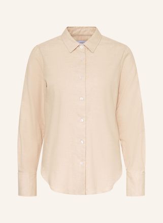 Rossana Diva Rossana Diva Hemdbluse Aus Flanell beige